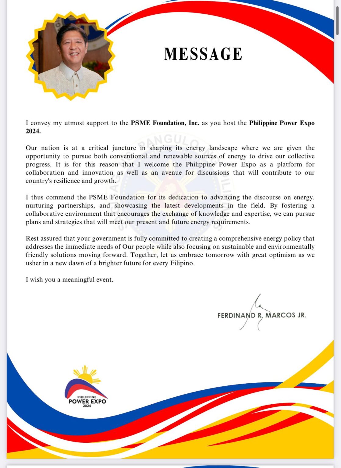 Philippine Power Expo – Date: May 30 – 31, 2025 Venue: Century Park ...