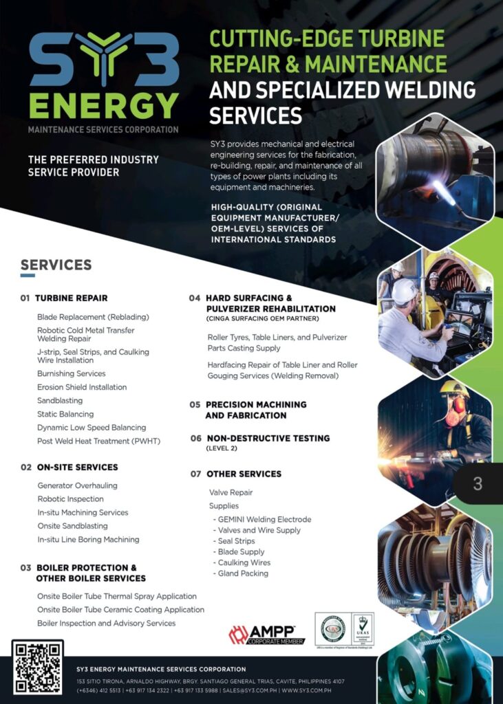 SY3 Energy Maintenance Services Corporation – Philippine Power Expo
